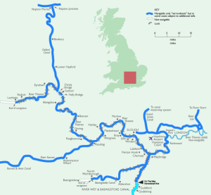 Suggested Routes - On the Wey Narrowboat Hire
